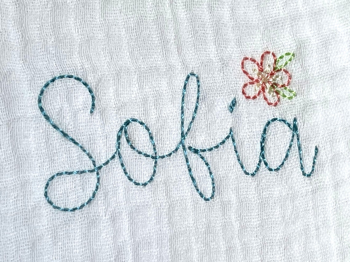 Bean Stitch Font for Machine Embroidery Alphabet 6 Sizes: - Etsy