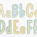Satin Applique Font Machine Embroidery Alphabet 6 Sizes: 2, 3, 4, 5, 6 ...