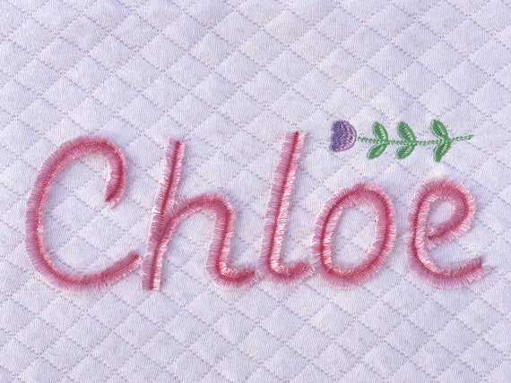 Fringe Script Font for Machine Embroidery Font All in the Hoop - Etsy