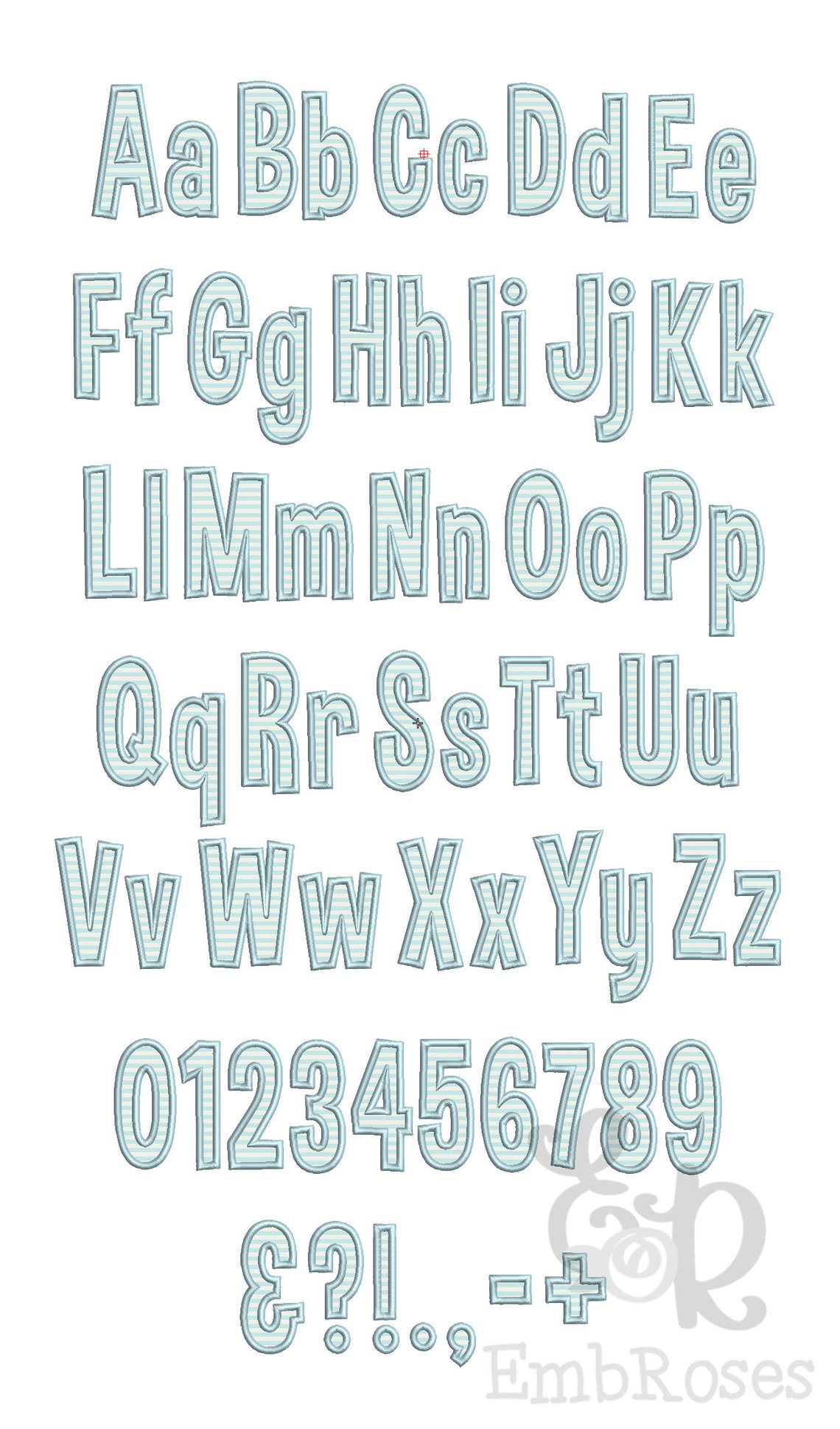 Narrow Applique Font Machine Embroidery Alphabet 4 Sizes: - Etsy