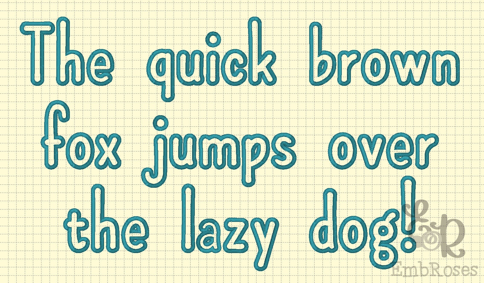 Applique Font for Machine Embroidery Wide Satin Alphabet - Etsy