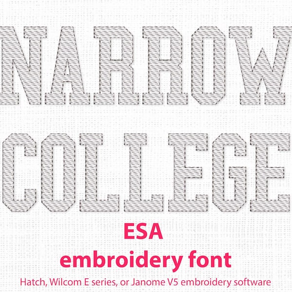 Esa Font File - Etsy