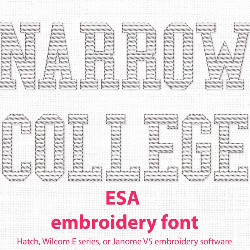 Esa Font File - Etsy