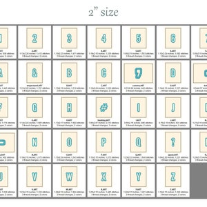 Narrow Applique Font Machine Embroidery Alphabet 4 Sizes: 2", 3", 4", 5 ...