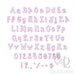 Satin Applique Font Machine Embroidery Alphabet 4 Sizes: - Etsy