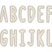 Narrow Double Applique College Font Machine Embroidery Sport Alphabet ...