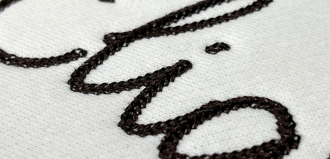 ESA Font Dense Chain Script Font for Machine Embroidery Alphabet 3 ...