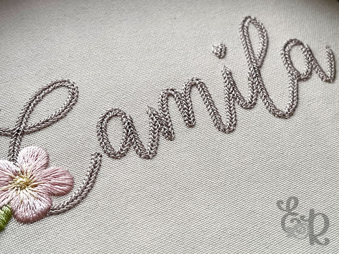 ESA Font Script Embroidery Font for Hatch, Wilcom, Janome V.5 Only ...