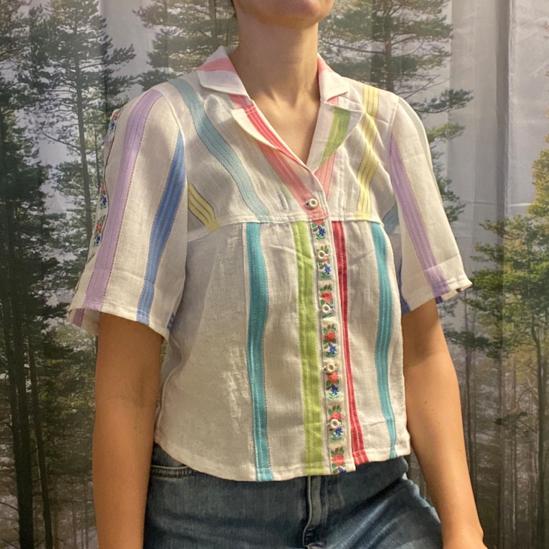 Repurposed Blouse - Etsy