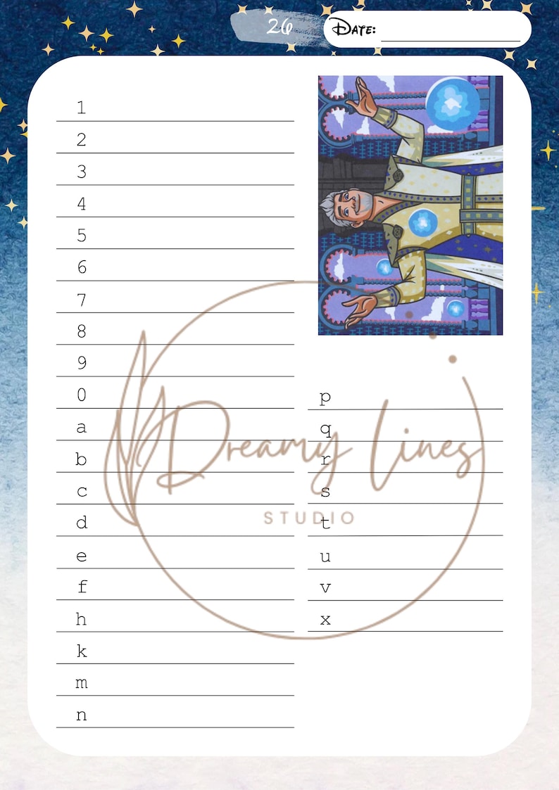 Printable Marker Tracker Template for Coloring Books | Disney ...