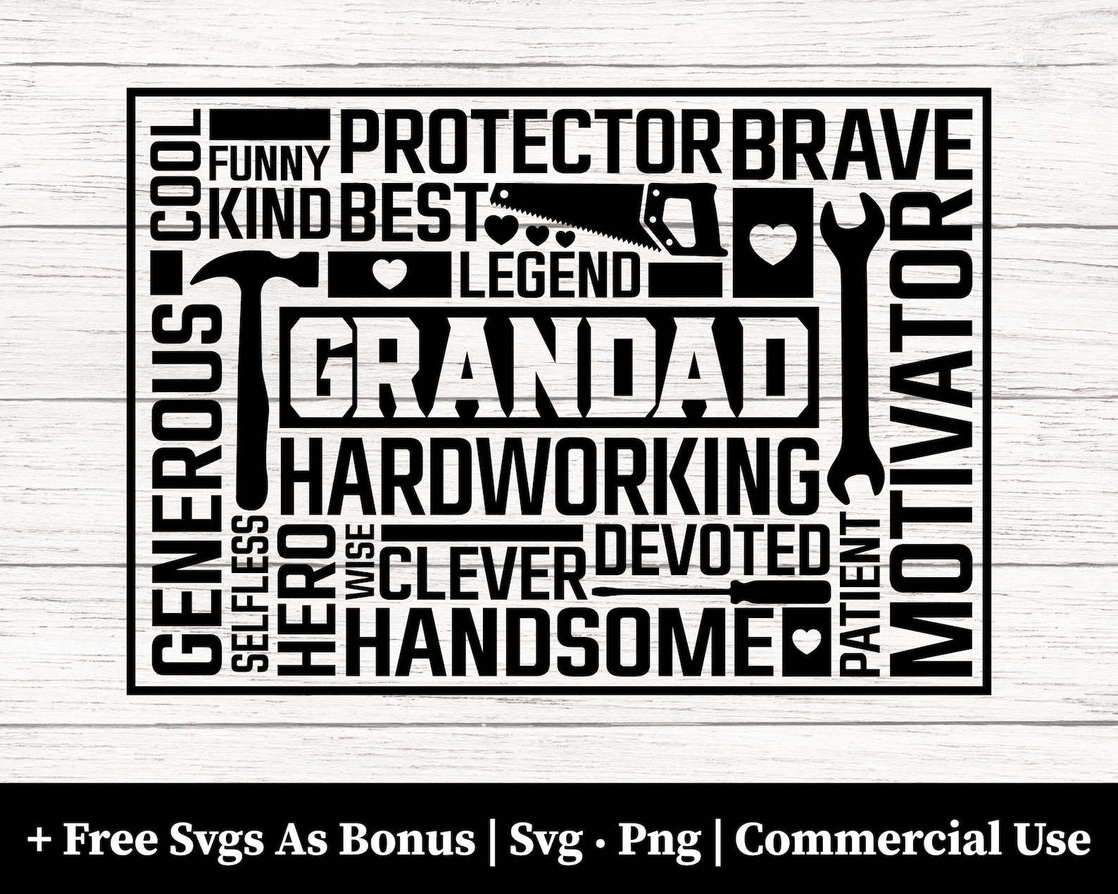 Grandad Svg Png Files, Father's Day Svg, Grandad Subway Svg, Grandad ...