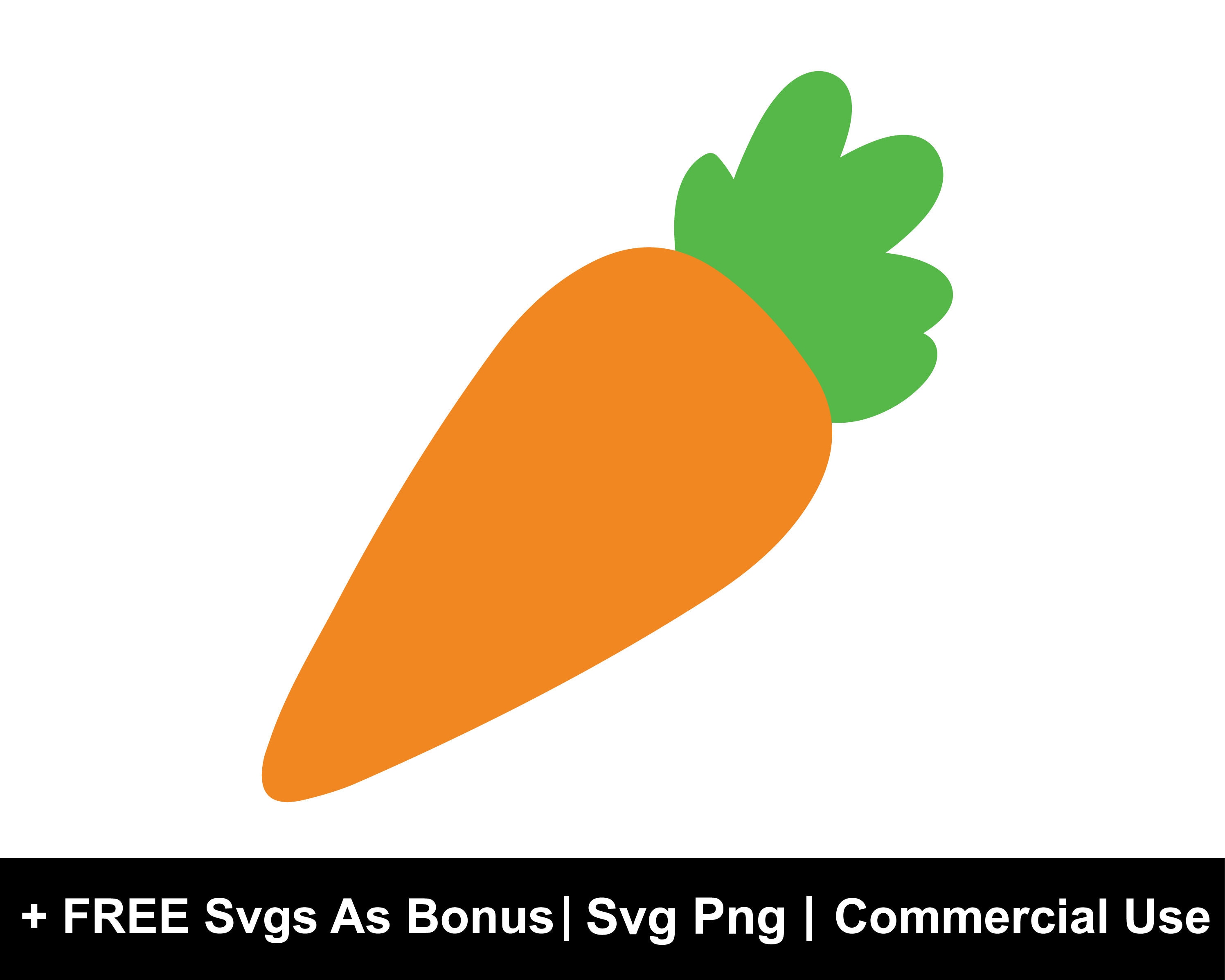 Carrot Svg, Easter Carrot Svg, Carrot Clipart SVG, Easter Svg, Bunny ...