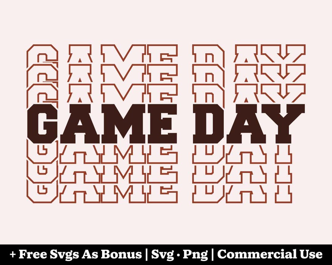 Game Day SVG PNG, Football SVG, Sport Day Shirt Svg, Team Spirit Svg ...