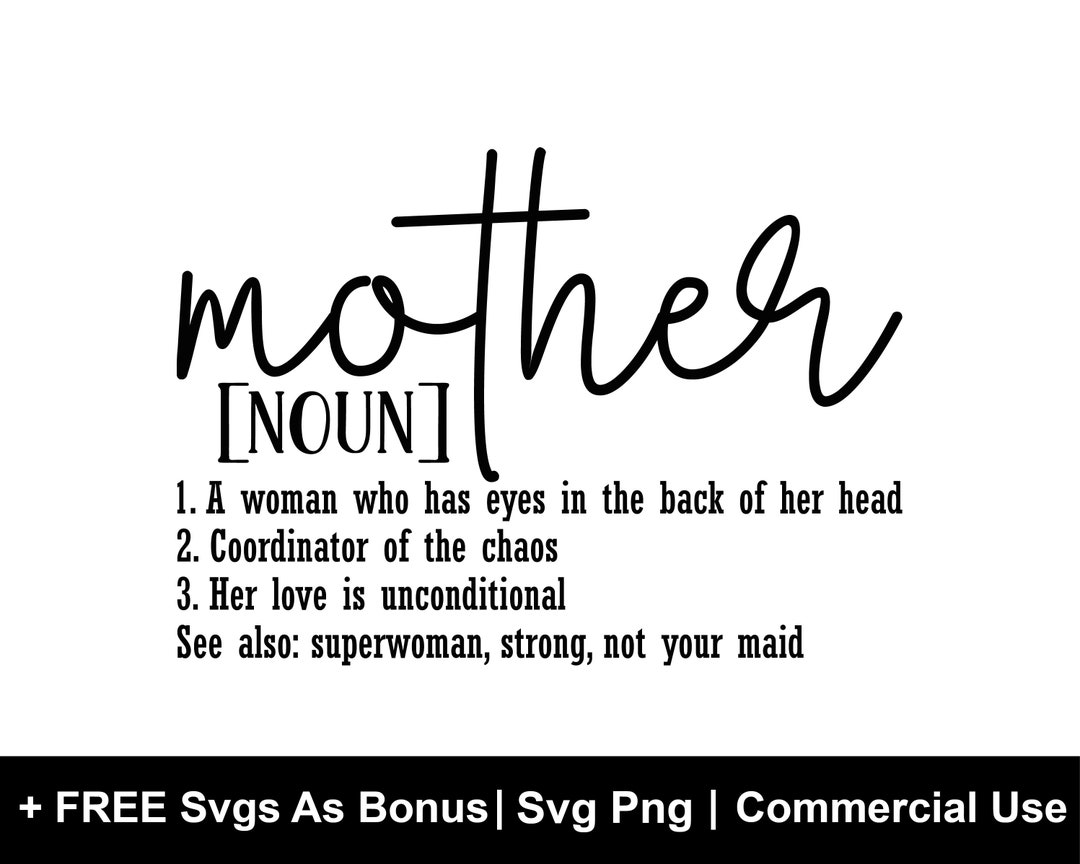 Mother's Day Svg, Mom Definition Svg, Gift for Mom, Decal, Svg Files ...