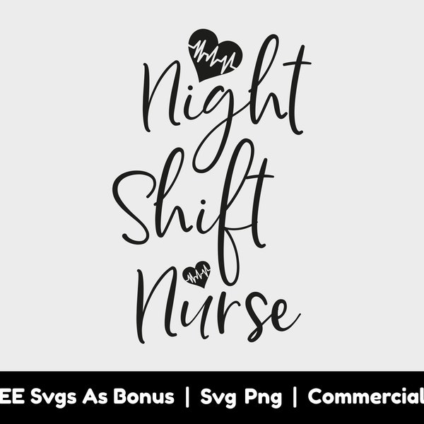 Night Shift Nurse Svg - Etsy