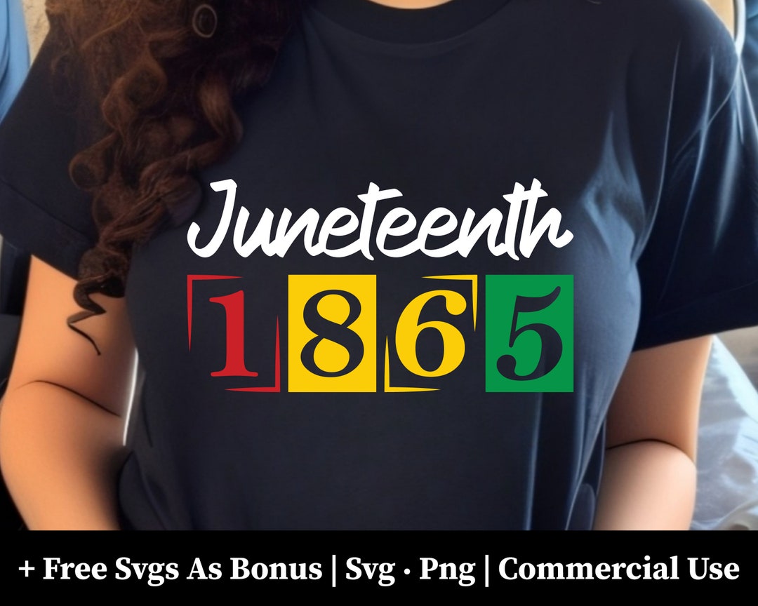 Juneteenth 1865 Svg Png Files 1865 Svg Black History - Etsy