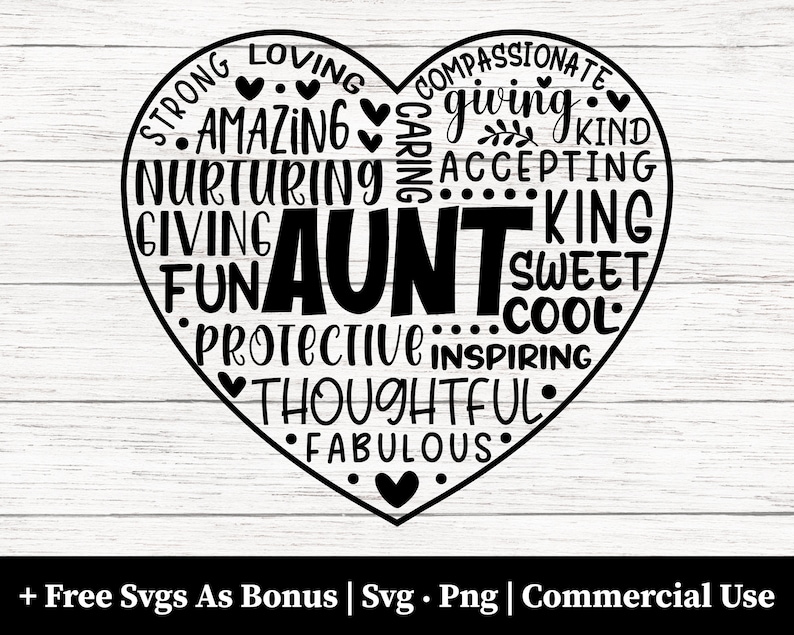 Aunt Svg Png Files, Aunt Heart Svg, Aunt Typography Svg, Aunt Subway ...
