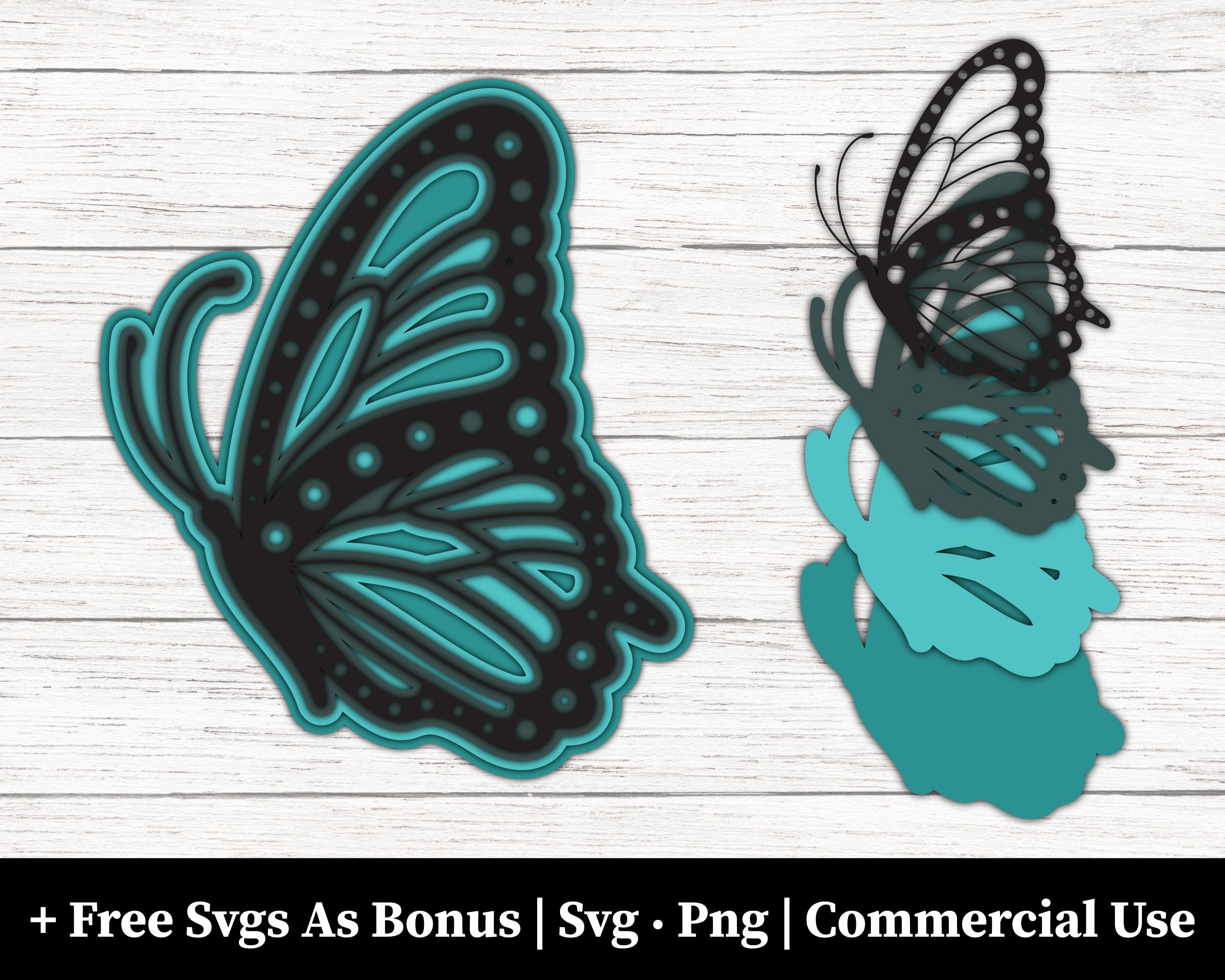 Archivos 3D Butterfly Svg Png mariposa de papel svg Cricut - Etsy México