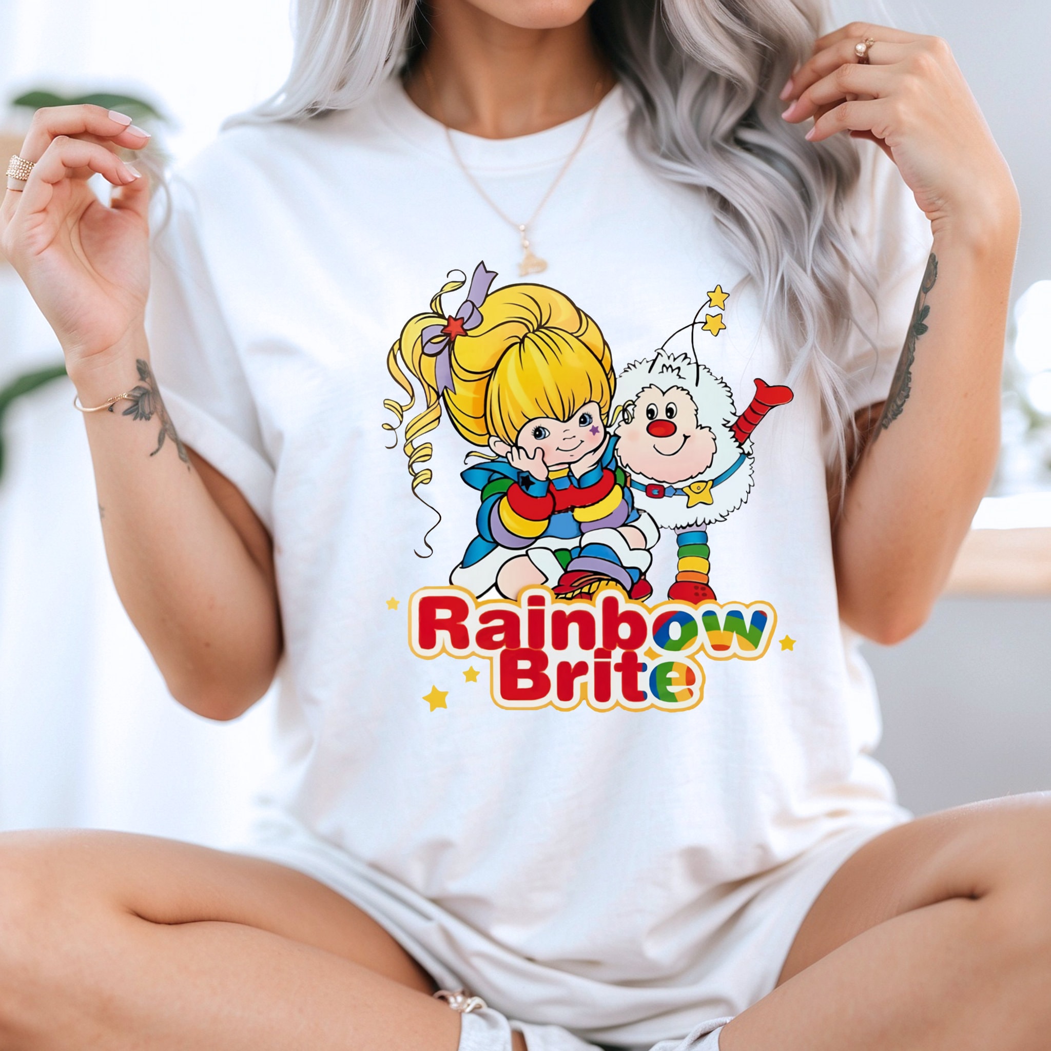 Rainbow Brite T Shirt 80 S Nostalgia Ultra Cotton Tee Etsy