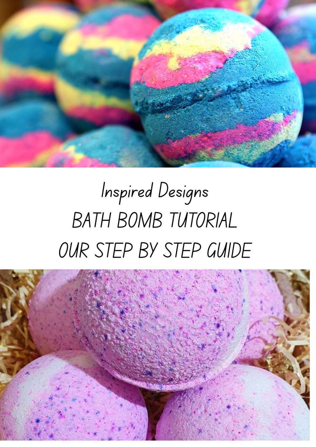 DIY Bath Bomb Recipe, Step-by-step Tutorial (digital Download) - Etsy