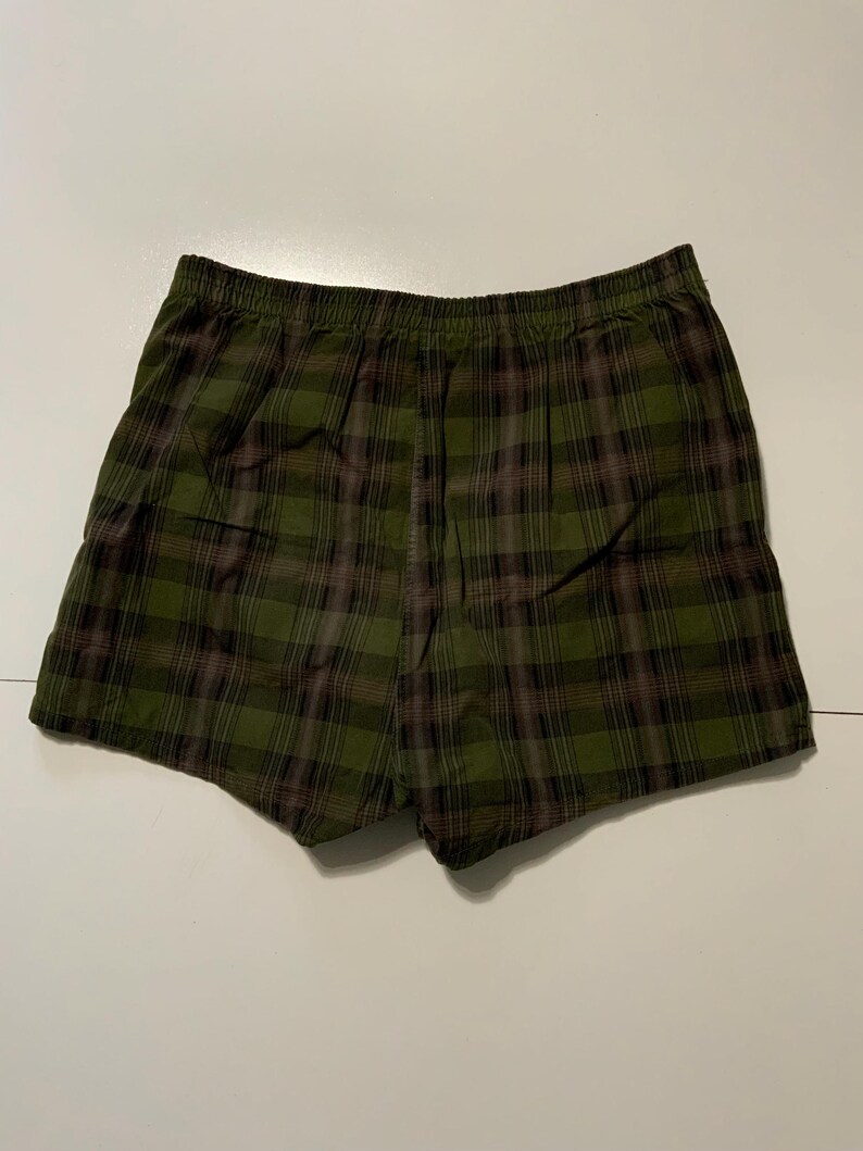 Vintage 50s 60s Sears Roebuck Pilgrim Swimwear Plaid Swim Trunks Beach ...