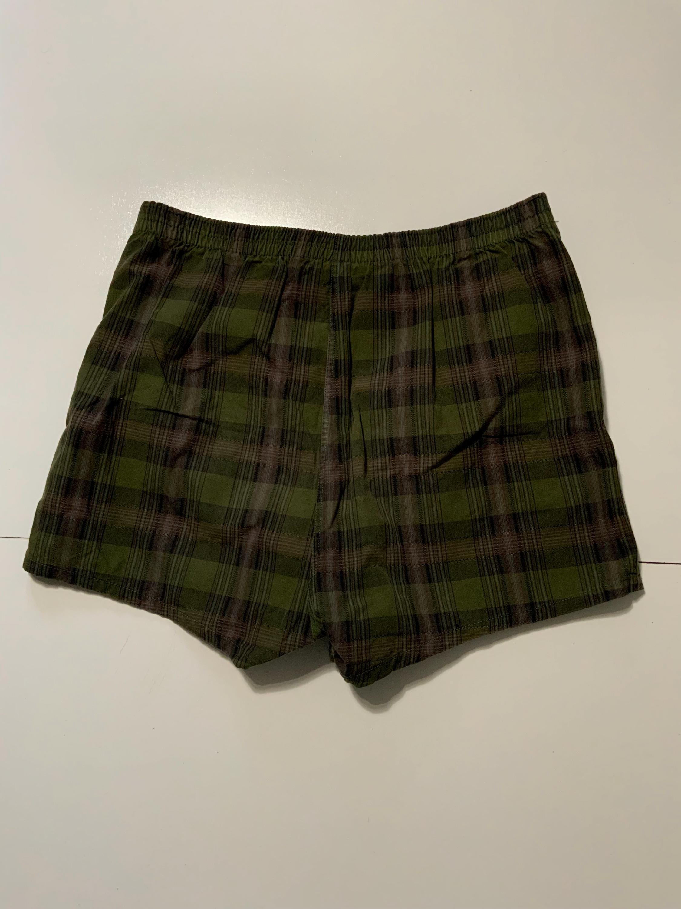 Vintage 50s 60s Sears Roebuck Pilgrim Swimwear Plaid Swim Trunks Beach ...
