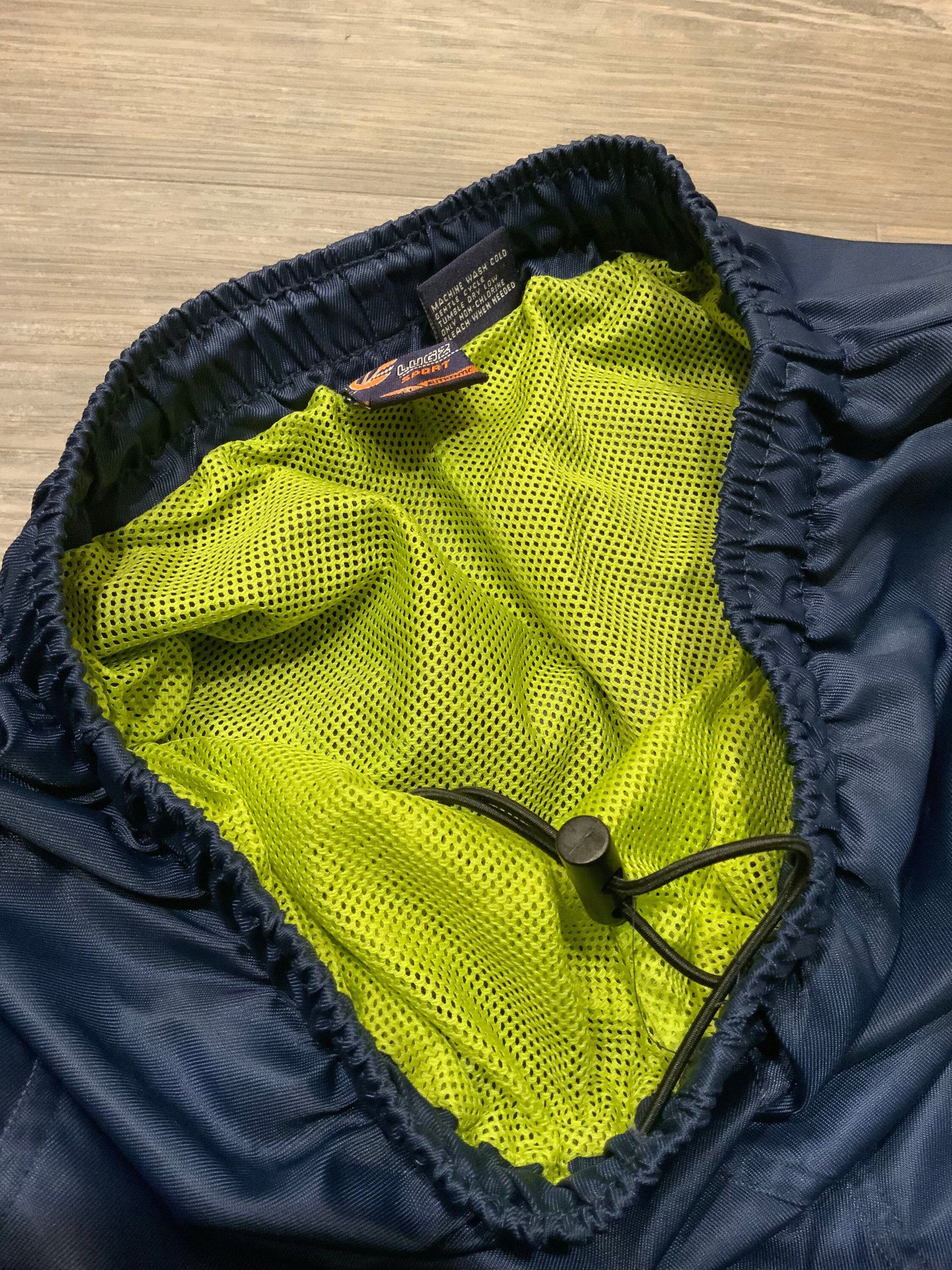 Vintage 90s Y2K Lugz Satin Windbreaker Parachute Navy Hip Hop - Etsy