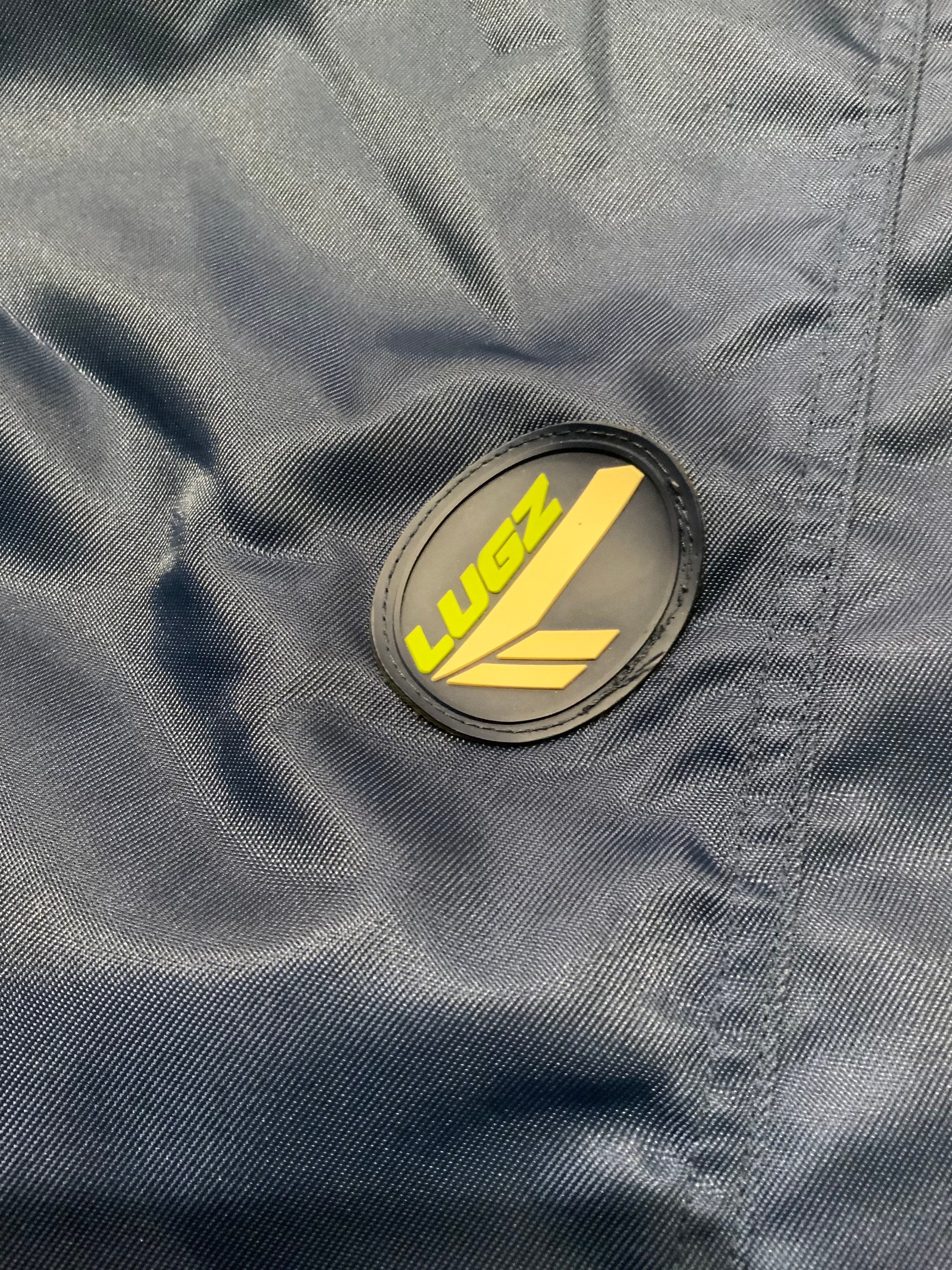 Vintage 90s Y2K Lugz Satin Windbreaker Parachute Navy Hip Hop - Etsy