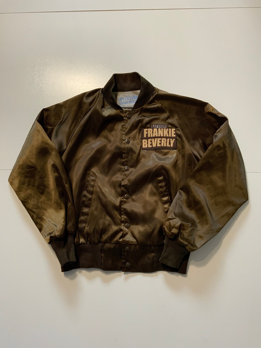 Vintage Frankie Beverly Maze Soul Funk Band Satin Snap Bomber Jacket - Etsy