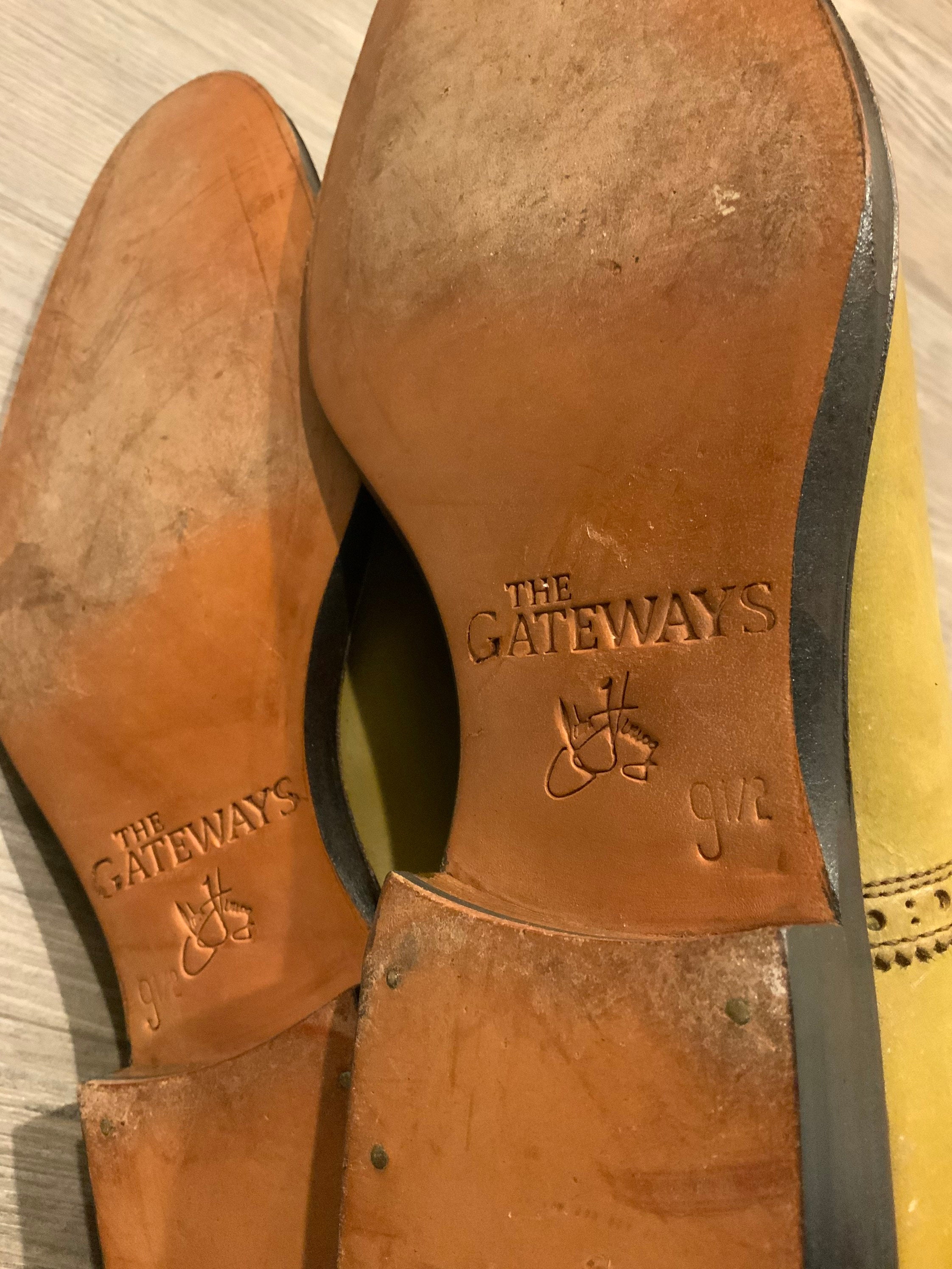 Vintage John Fluevog the Gateways Wingtip Oxford Leather Classic Dress ...