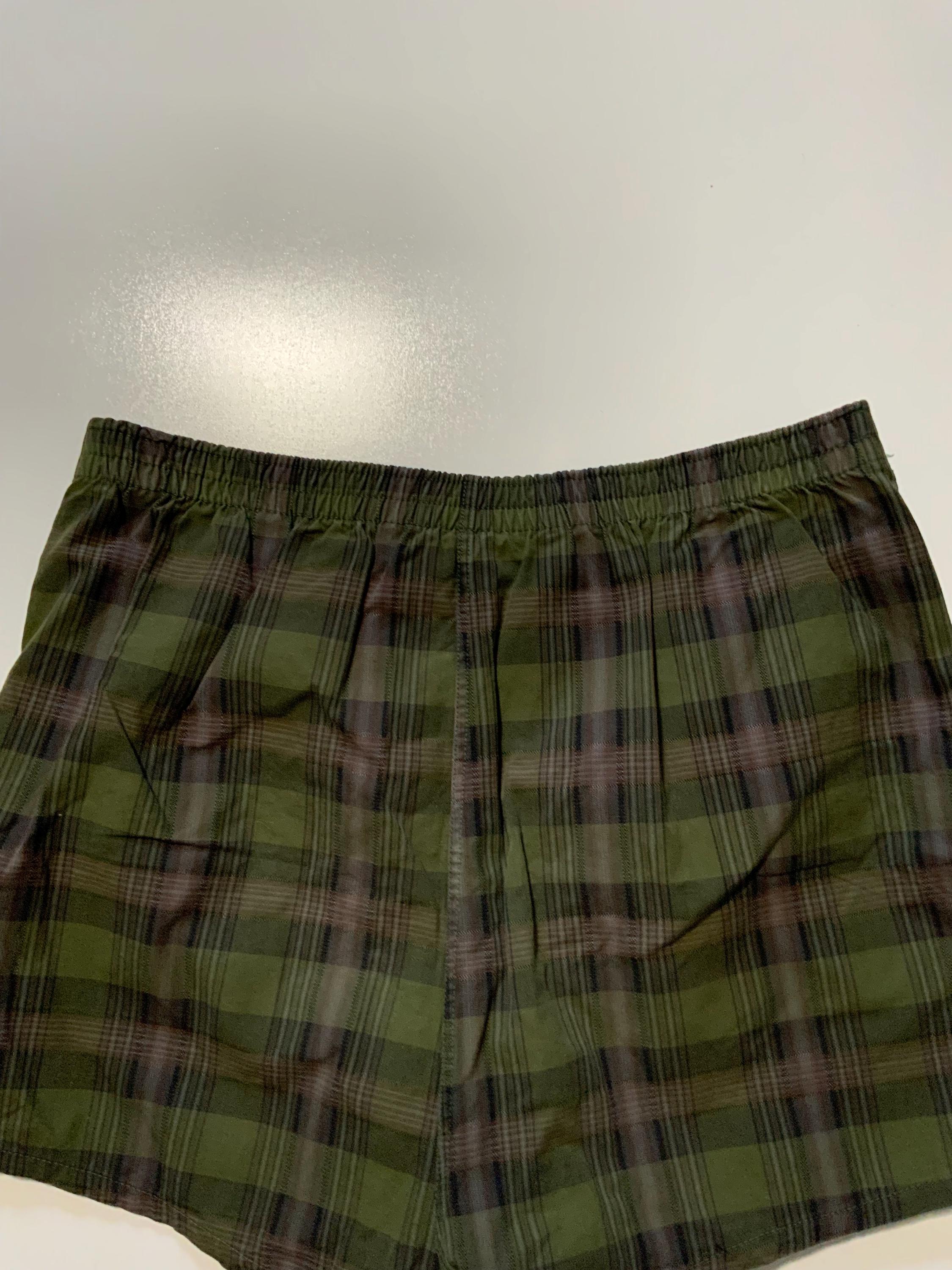Vintage 50s 60s Sears Roebuck Pilgrim Swimwear Plaid Swim Trunks Beach ...