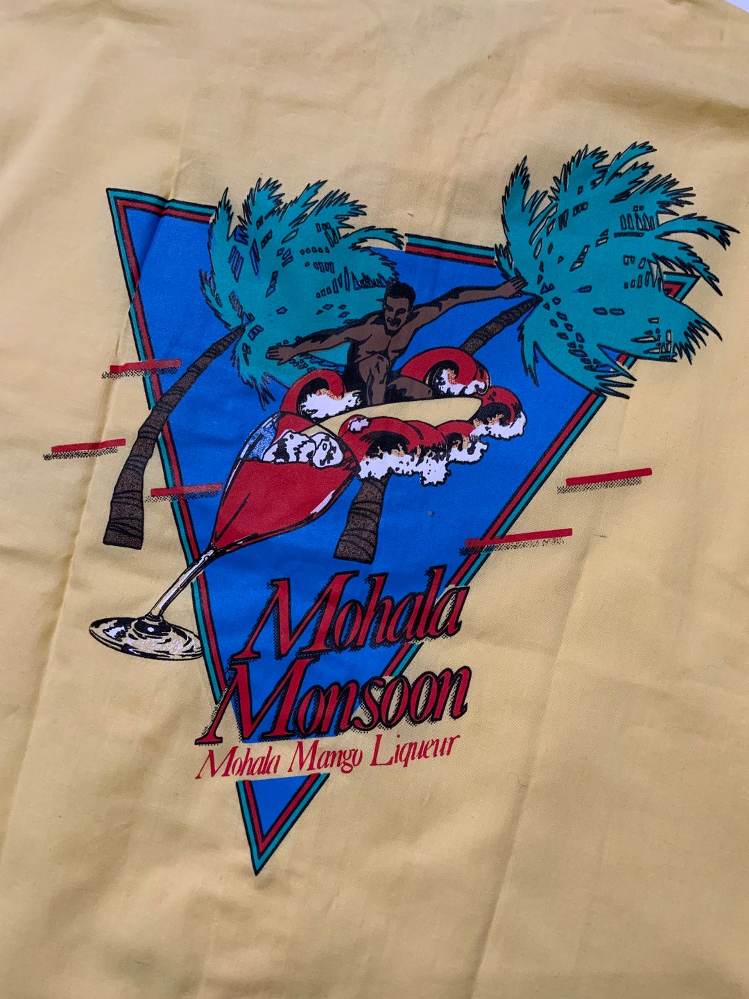 Vintage 80s Mohala Mango Liqueur Monsoon Liquor Alcohol Surf - Etsy