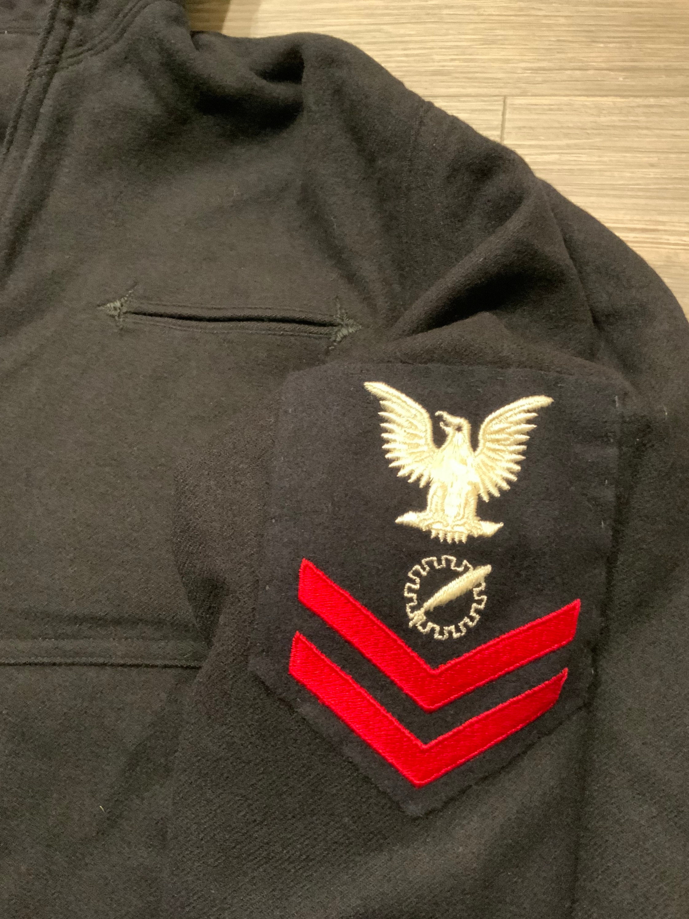 VTG WWII Era USN Undress Jumper Navy Cracker Jack Wool Sailor ... VTG WWII Era USN Undress Jumper Navy Cracker Jack Wool Sailor ...