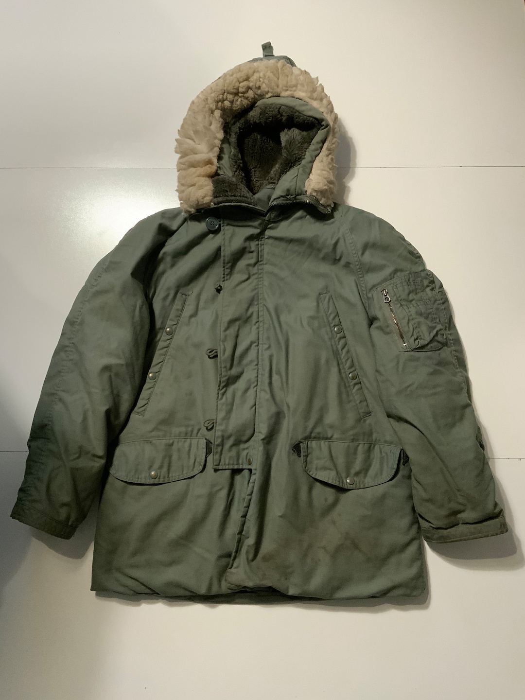 Vintage USAF Extreme Cold Weather N-3B Parka Military Fur - Etsy