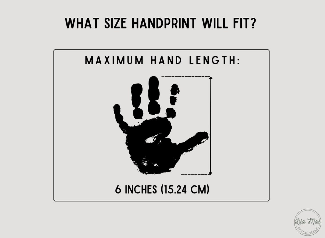 Editable and Printable Father's Day Handprint Craft, 8x10 Gift for Dad ...