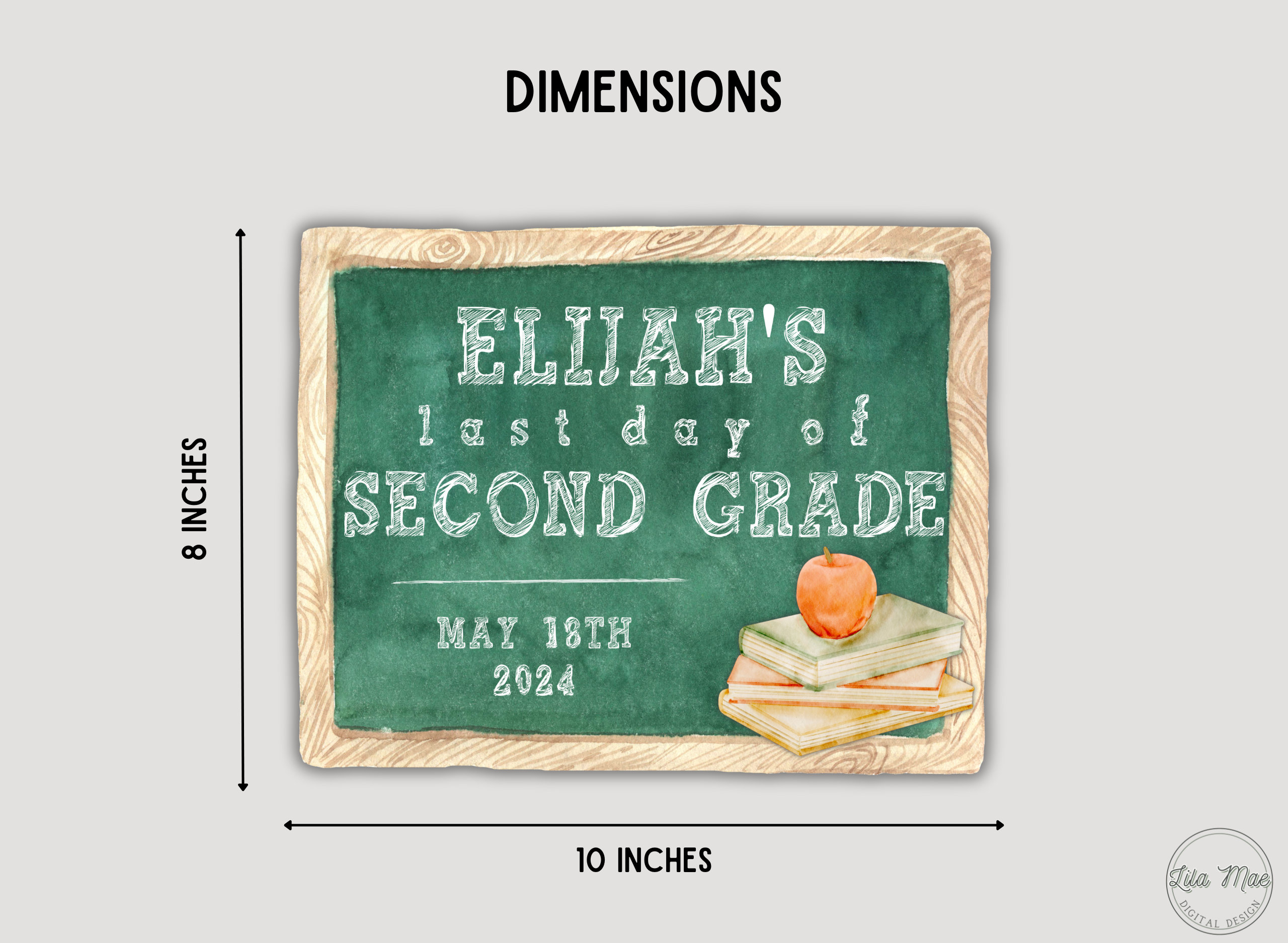 Editable First and Last Day of School Sign Printable - Etsy