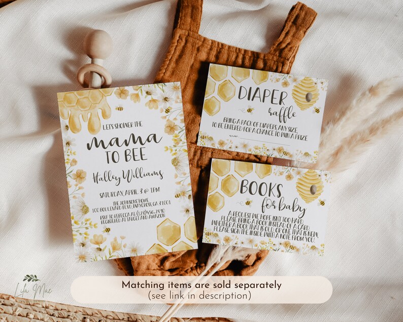 Favors Sign Printable for Mama to Bee Baby Shower Bumble Bee - Etsy