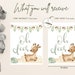Oh Deer Sign PRINTABLE Watercolor Woodland Animal Themed Baby - Etsy