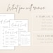 Editable Wedding Order of Events Timeline Sign, Wedding Day Itinerary ...