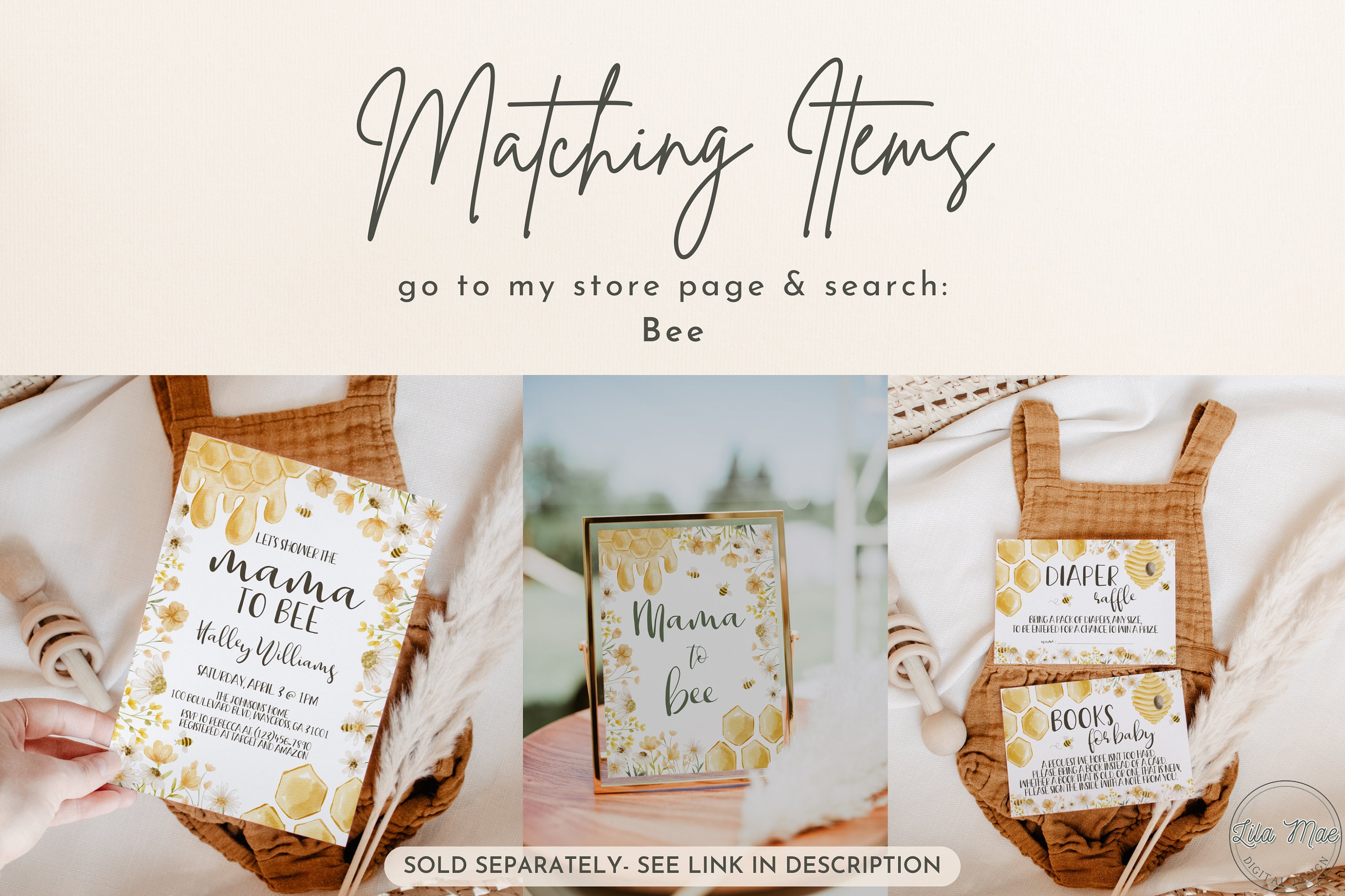 Editable Welcome Sign for Mama to Bee Baby Shower, Gender Neutral ...