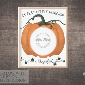 Printable Pumpkin Handprint Craft, DIY Fall Halloween Art, Cutest ...