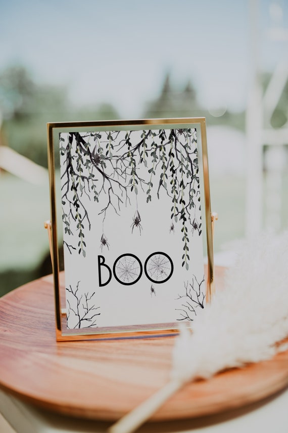 Printable Boo Sign for A Little Boo is Almost Due Baby Shower - Etsy