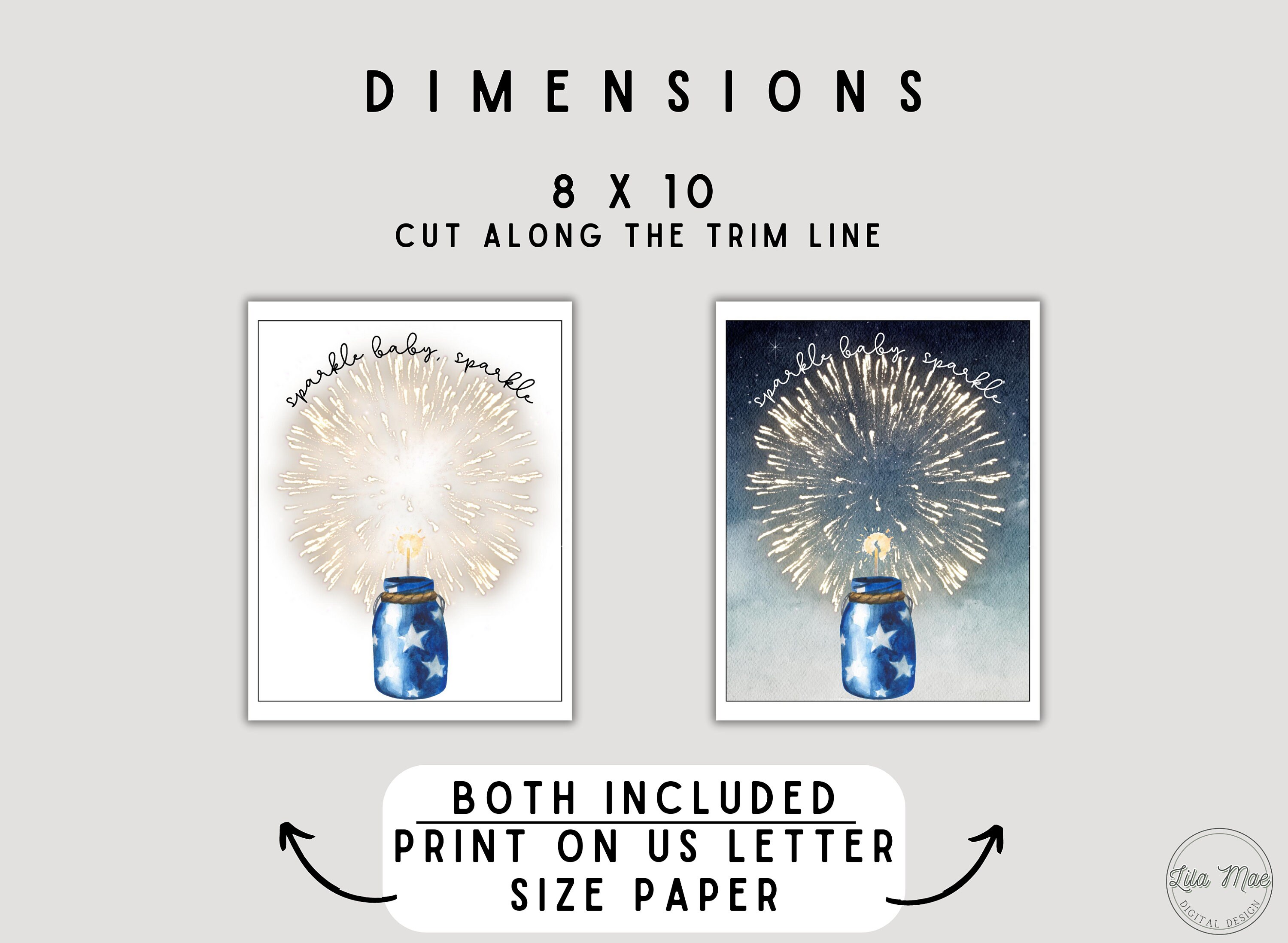 Printable Sparkler Handprint Craft, Fourth of July Art for Kids ...