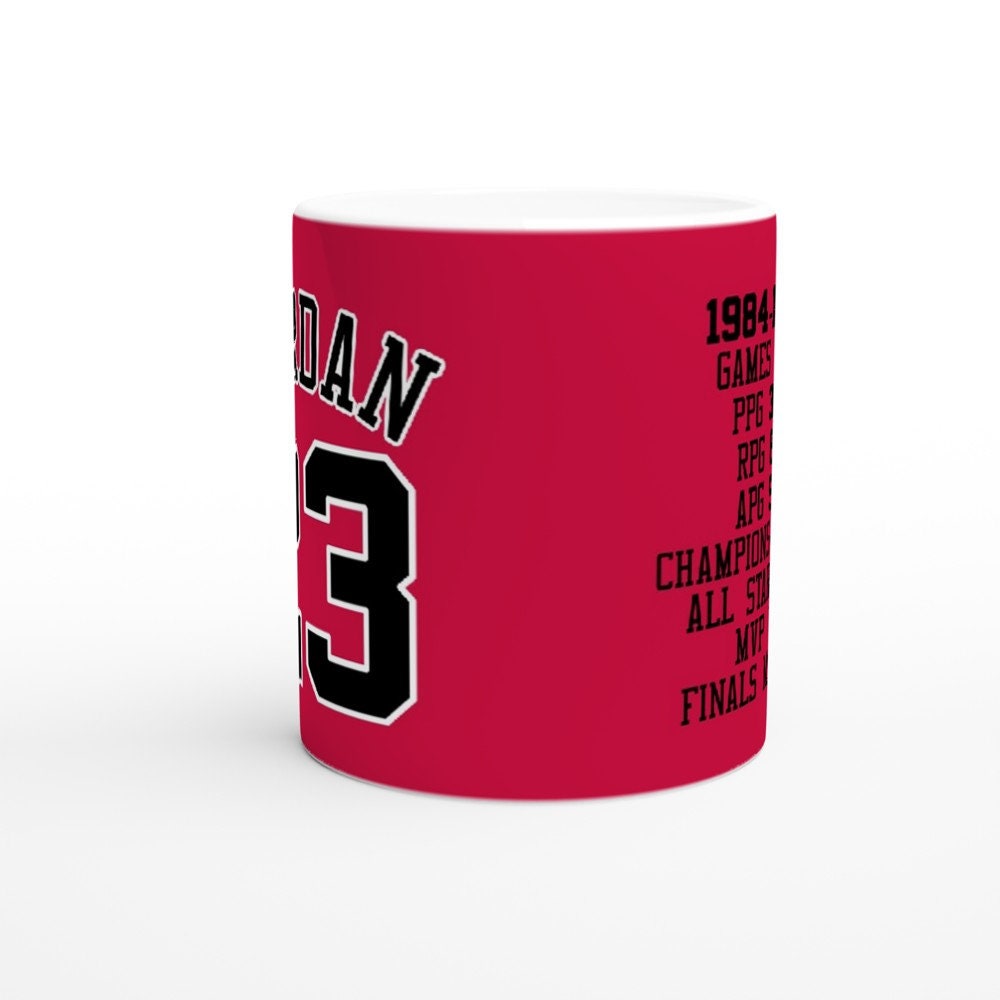 Michael Jordan Coffee Mug Chicago Bulls Mug Jordan 23 Basketball Mug ...