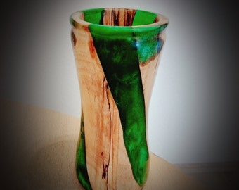 Epoxy Resin Wood Vase - Etsy