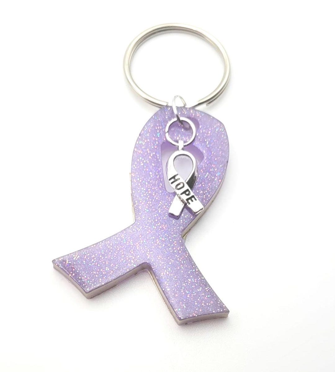 Lavender Cancer Ribbon, for Cancer Support, a Cancer Survivor, Cancer ...