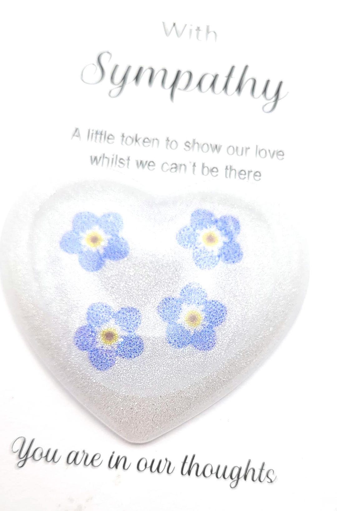 Memorial Pocket Hug, a Little Gift to Show You Care. Forget Me Not ...