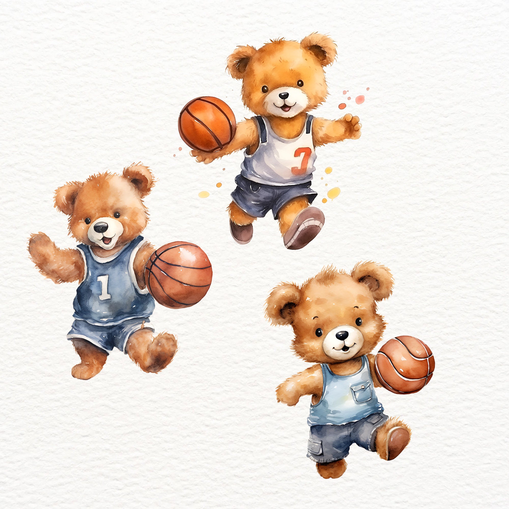 Teddy Bear Playing Basketball Basketball Clipart, Sports Clip Art ...