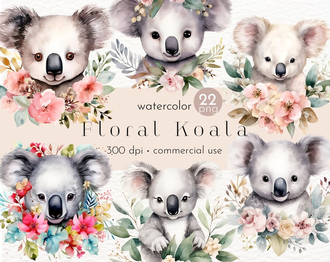 Adorable Koala Clipart - Cute Australian Animal PNG for Kids, Baby ...