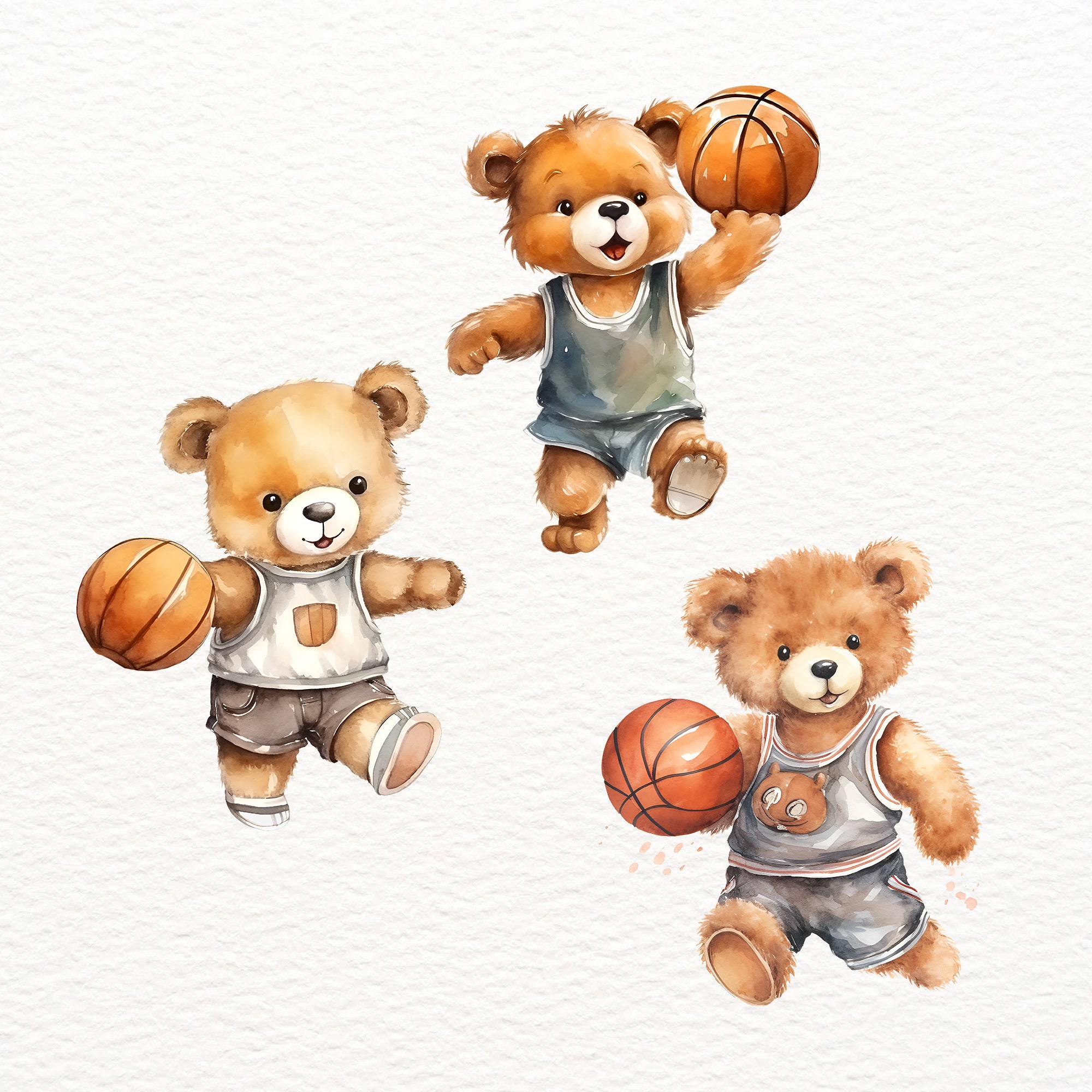Teddy Bear Playing Basketball Basketball Clipart, Sports Clip Art ...